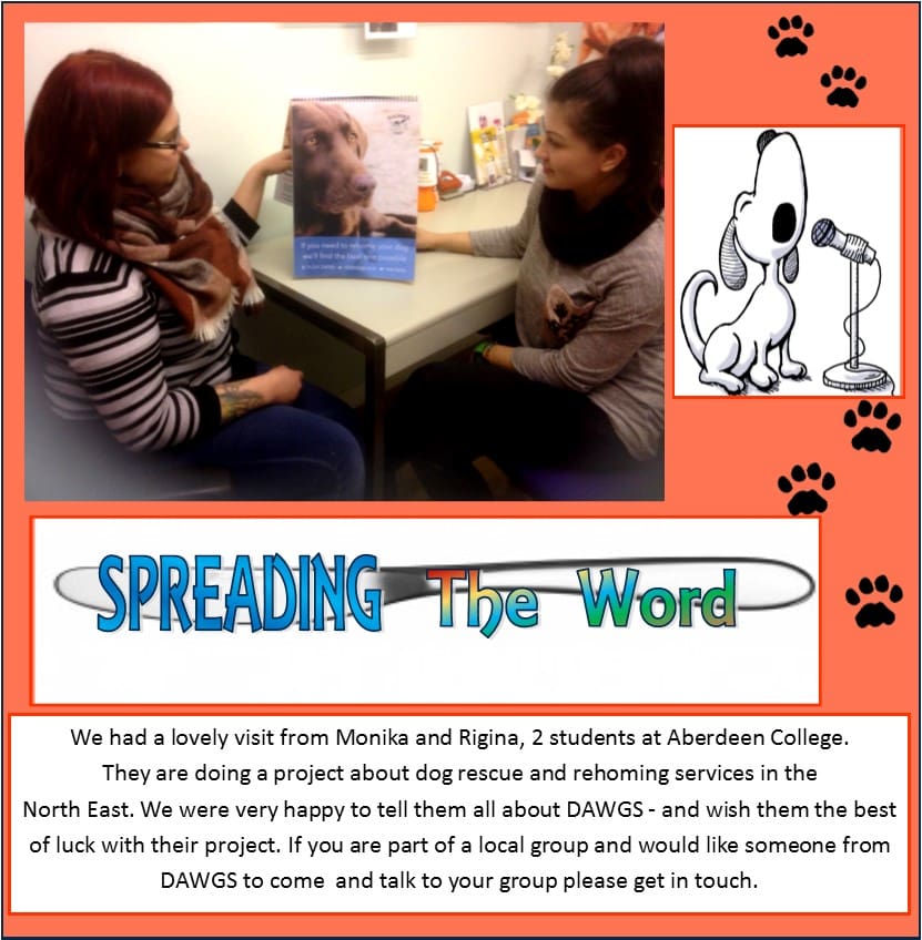 Spreading the word - DAWGS