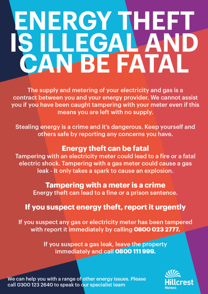 Energy theft is illegal and can be fatal - Hillcrest