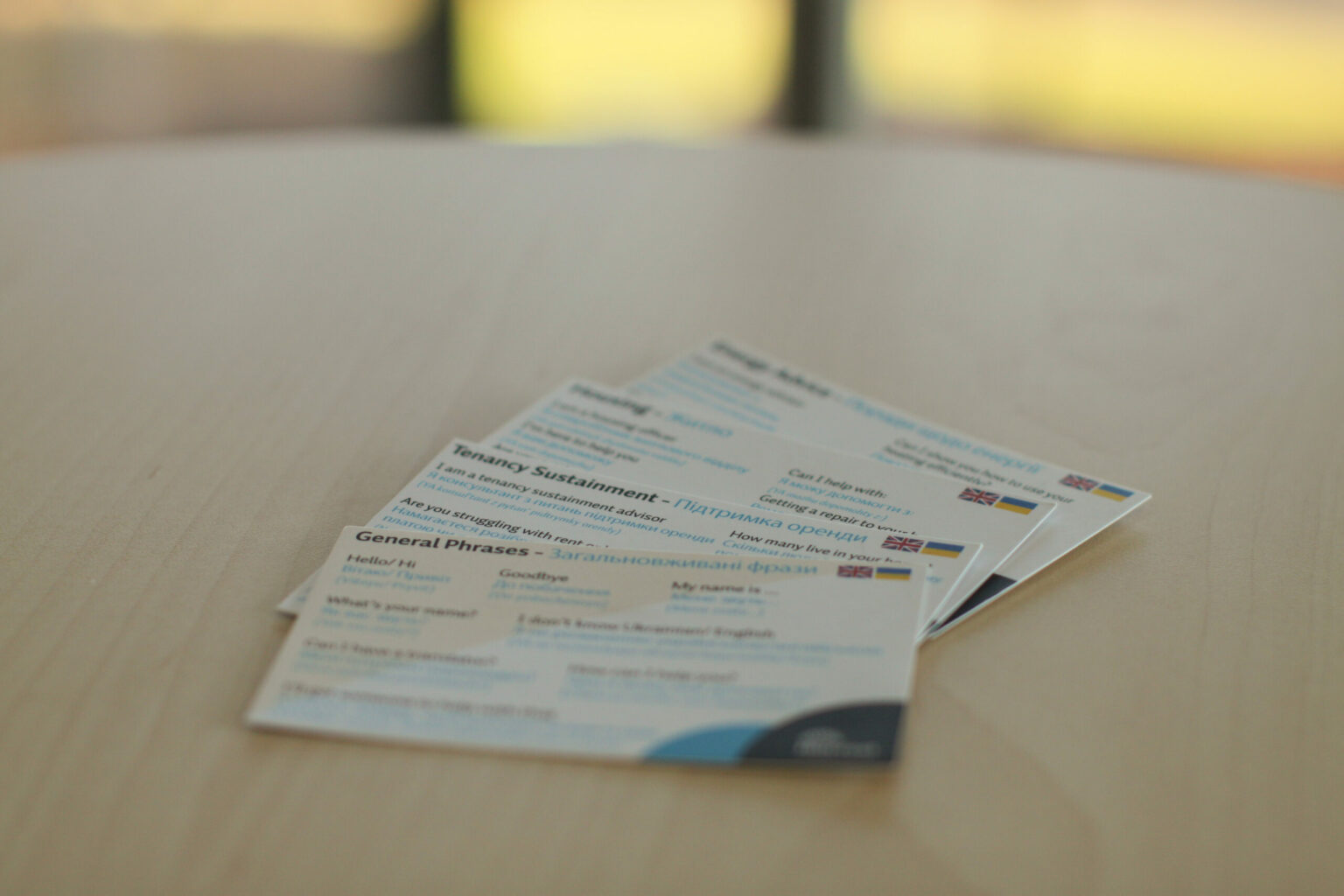 English to Ukrainian translation cards now available - Hillcrest