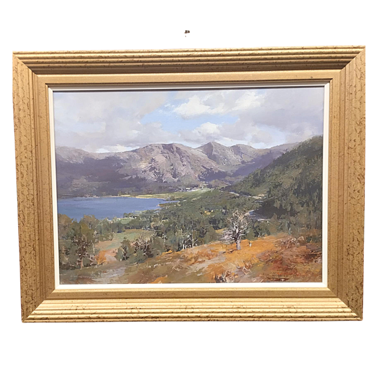 The Five Sisters Of Kintail - Oil On Board by Robert Simpson | Scottish ...