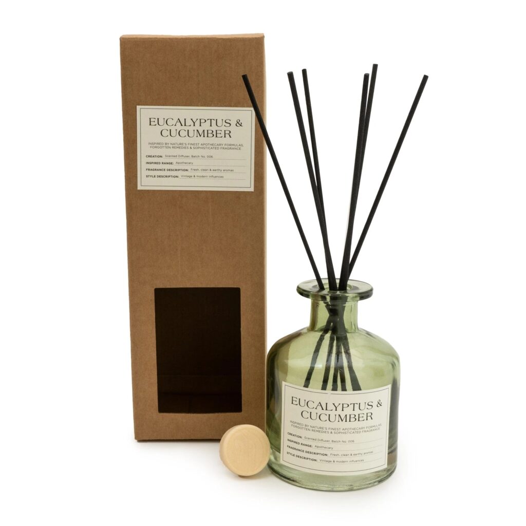Eucalyptus & Cucumber Reed Diffuser (250ml) | Scottish Antique & Arts ...