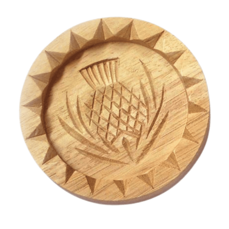 Thistle Pattern Wooden Shortbread Mould | Scottish Antique & Arts Centre