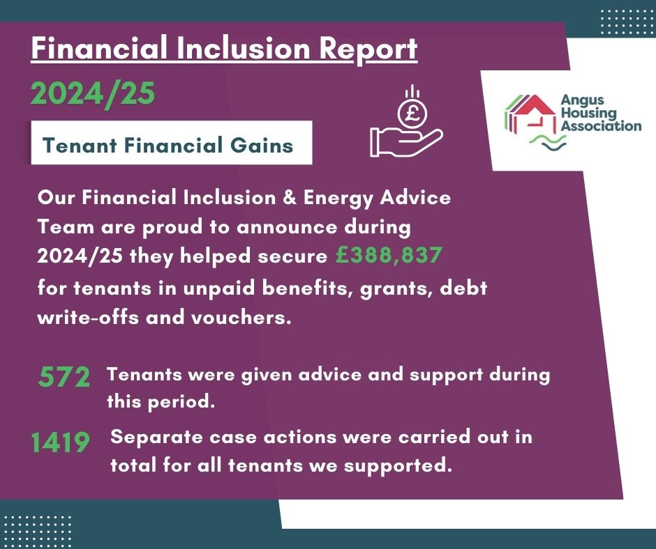 Financial Inclusion & Energy Advice Team - Angus Housing Association