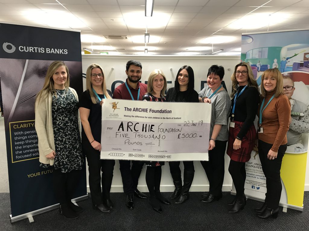 Curtis Banks cheque pres - Archie