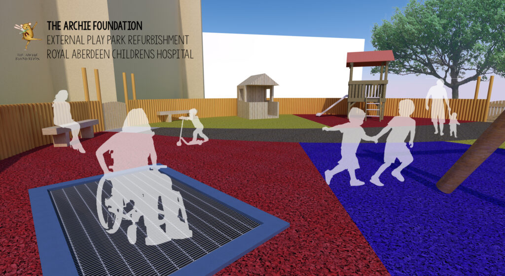 ARCHIE able to fund new outdoor play area at RACH thanks to Morrisons ...