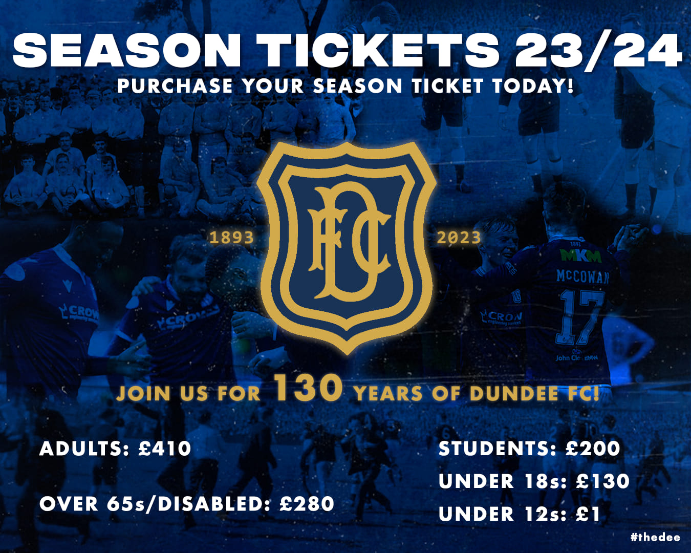Season tickets for 23/24 - Dundee Football Club - Official Website