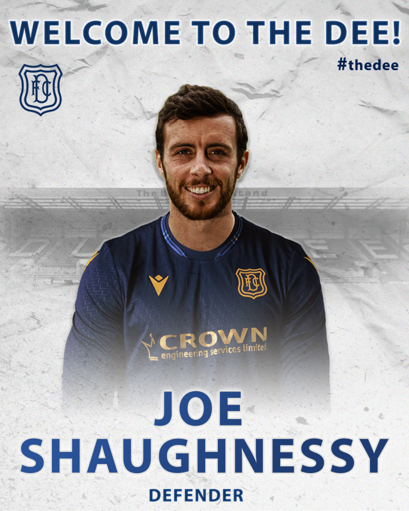 Joe's joining the Dee - Dundee Football Club - Official Website