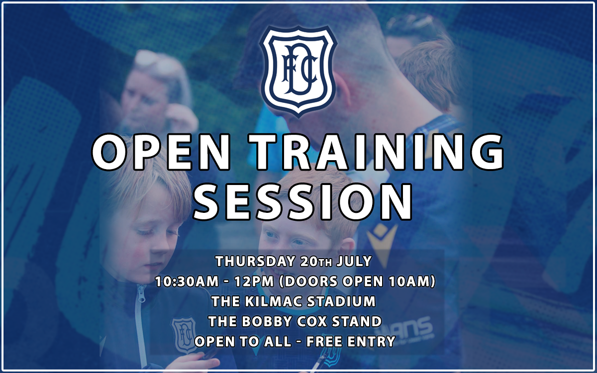 Open training session - Dundee Football Club - Official Website