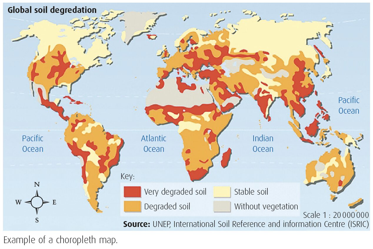 Choropleth Maps - Bright Red Digital Zone