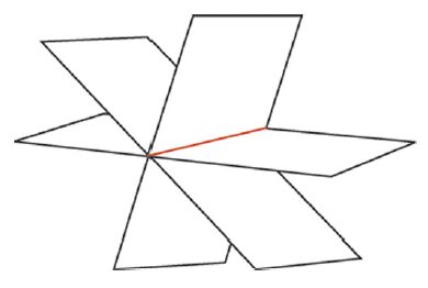 Intersections of Planes - Bright Red Digital Zone
