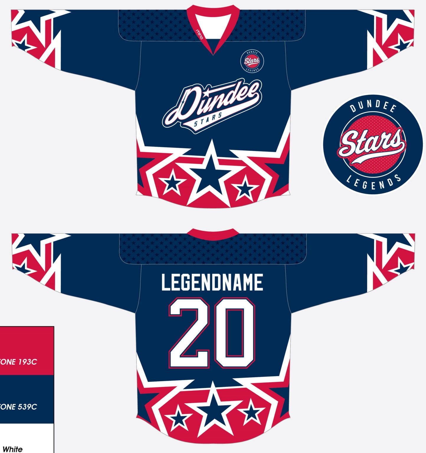Dundee Stars Legends jersey - Dundee Stars
