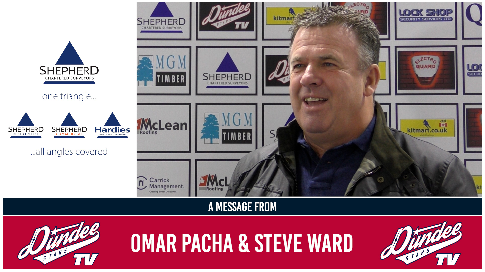 Message from Omar Pacha and Steve Ward - Dundee Stars