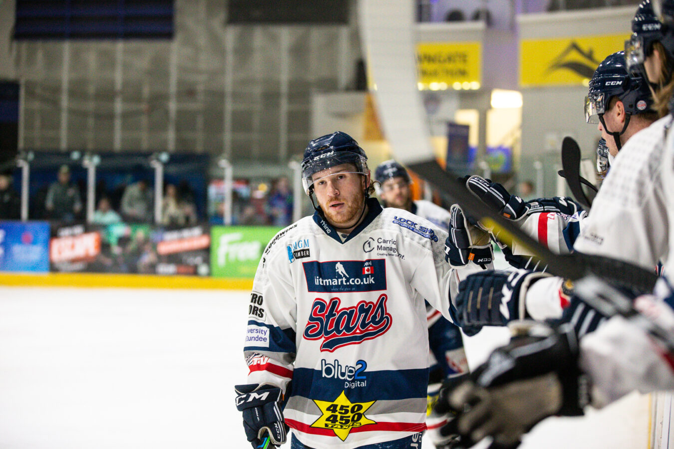 No. 09 - Charlie Combs - Dundee Stars Away Jersey - Dundee Stars