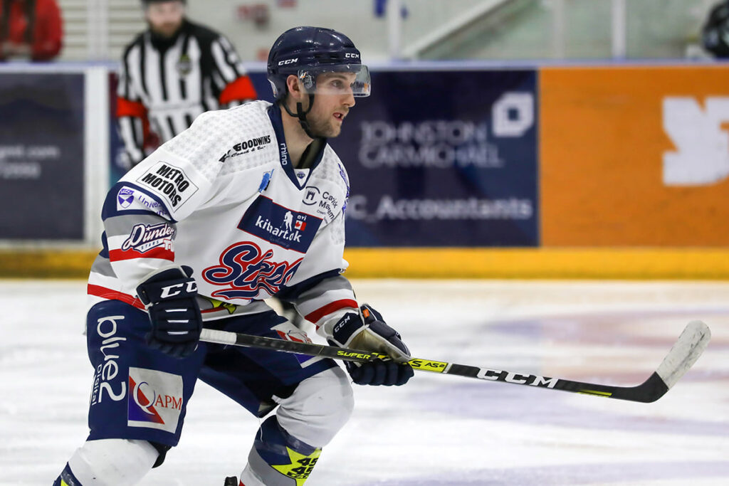 No. 42 - Michael Poirier - Dundee Stars Away Jersey - Dundee Stars