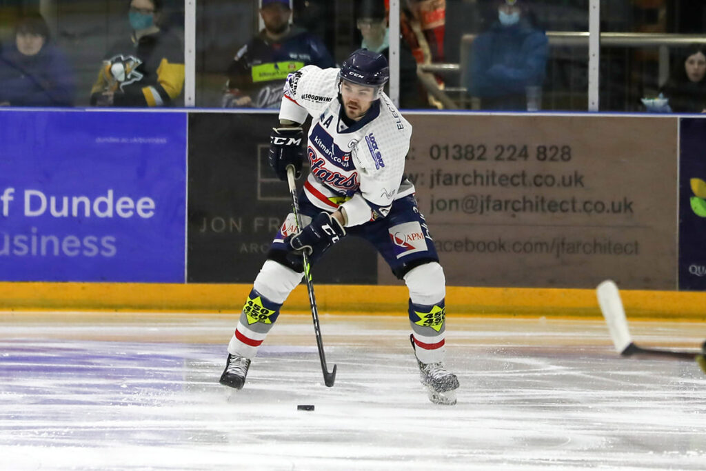 No. 25 - Kyle Haas - Dundee Stars Away Jersey - Dundee Stars
