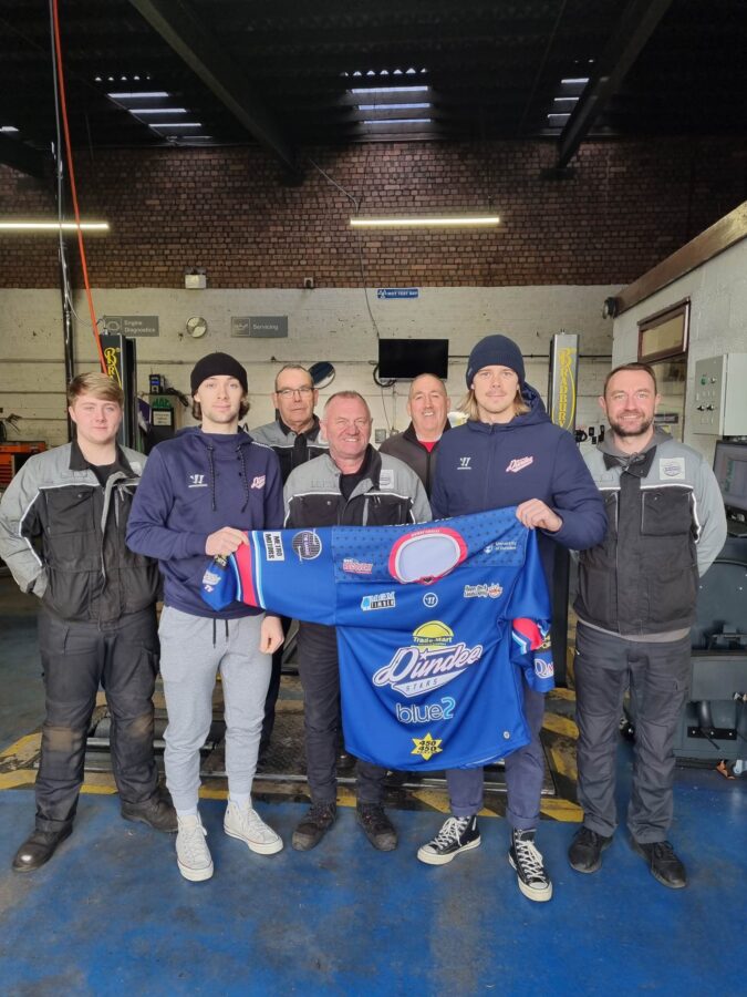 The Garage Dundee continue sponsorship - Dundee Stars