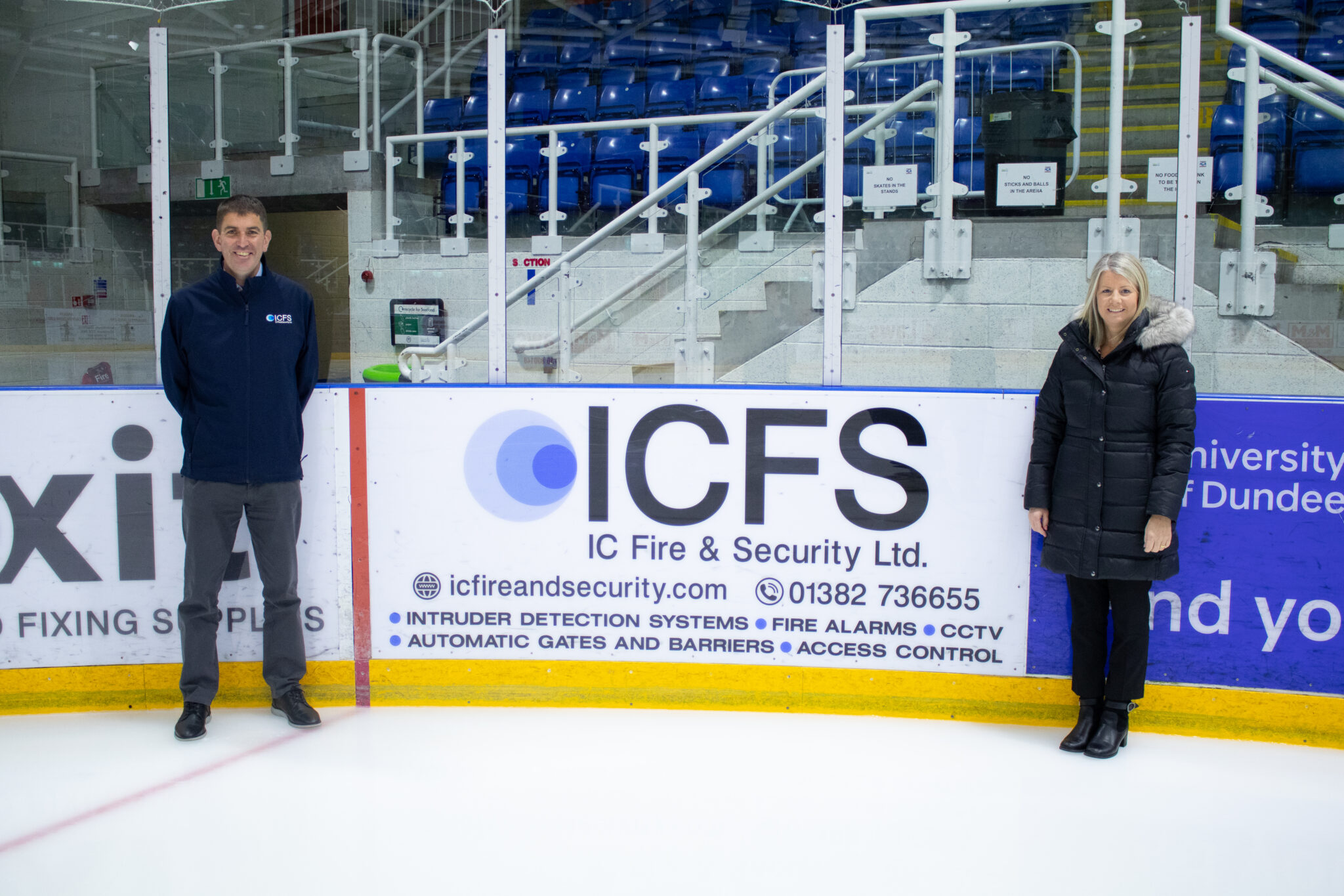 IC Fire & Security (ICFS) become first sponsor of the 2023-24 season - Dundee Stars
