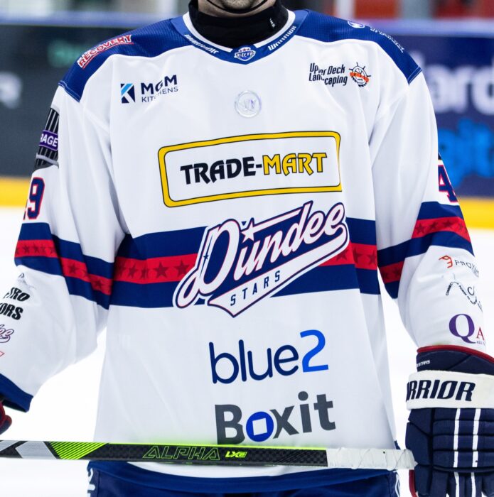 No. 88 - Elijah Vilio - Away 2023-24 Jersey - Dundee Stars
