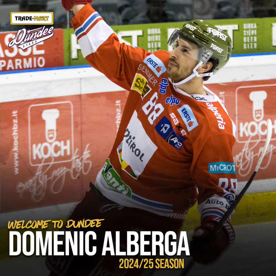 LEFEBVRE ADDS ALBERGA TO FORWARD LINES - Dundee Stars