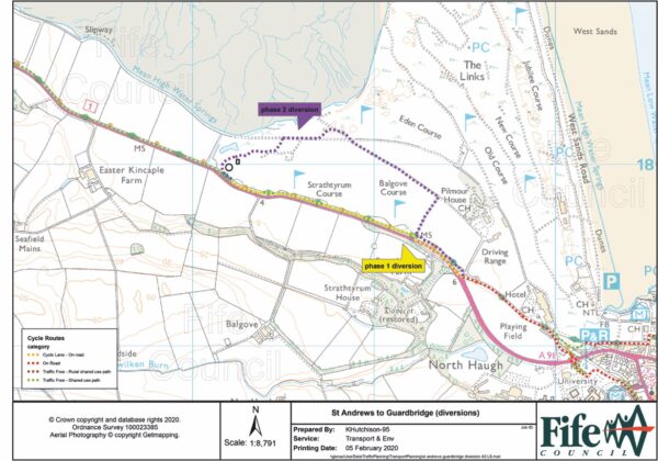 Fife Coastal Path Diversion - Fife Coast & Countryside Trust