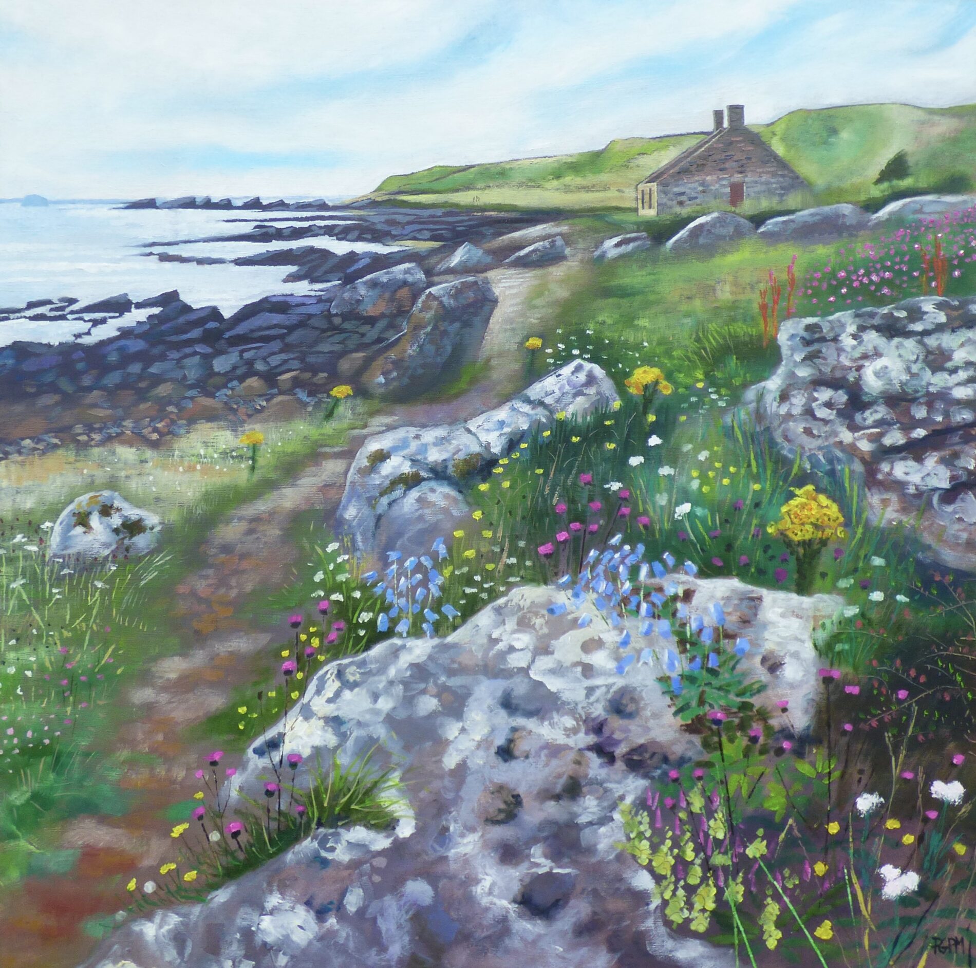 Fife Coastal Path Artist in Residence unveils vibrant collection - Fife ...