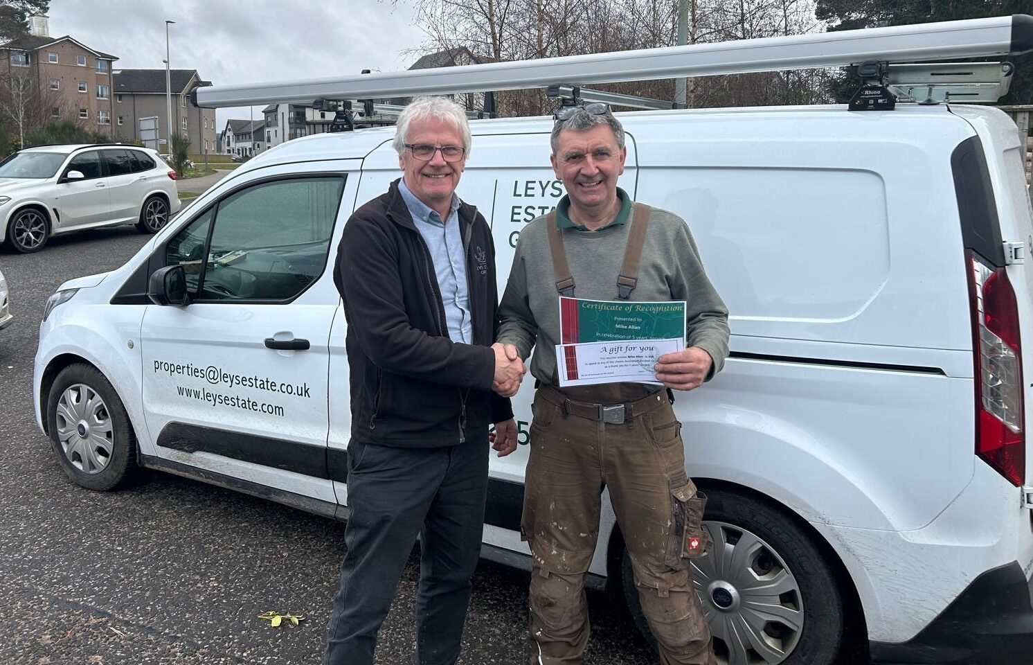 Long Service Awards - Leys Estate