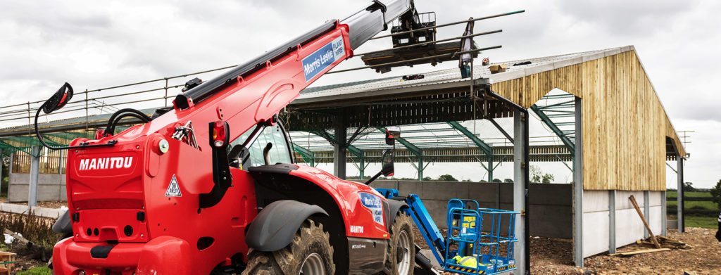 Roofing-telehandler-MT1440-Manitou-for-hire - Morris Leslie
