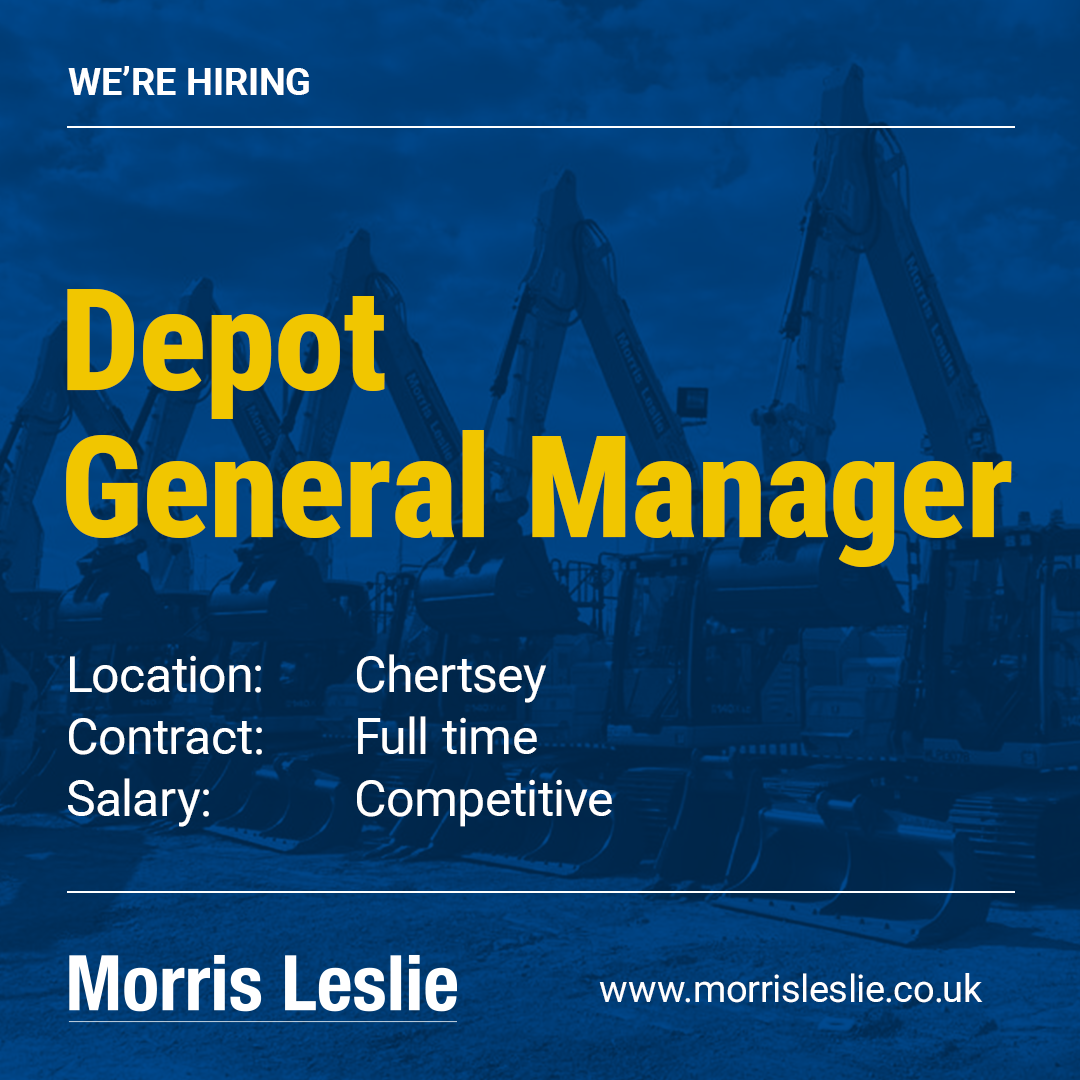 Depot General Manager | Careers | Morris Leslie Plant Hire