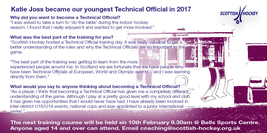 Technical Officials Training Course - Scottish Hockey