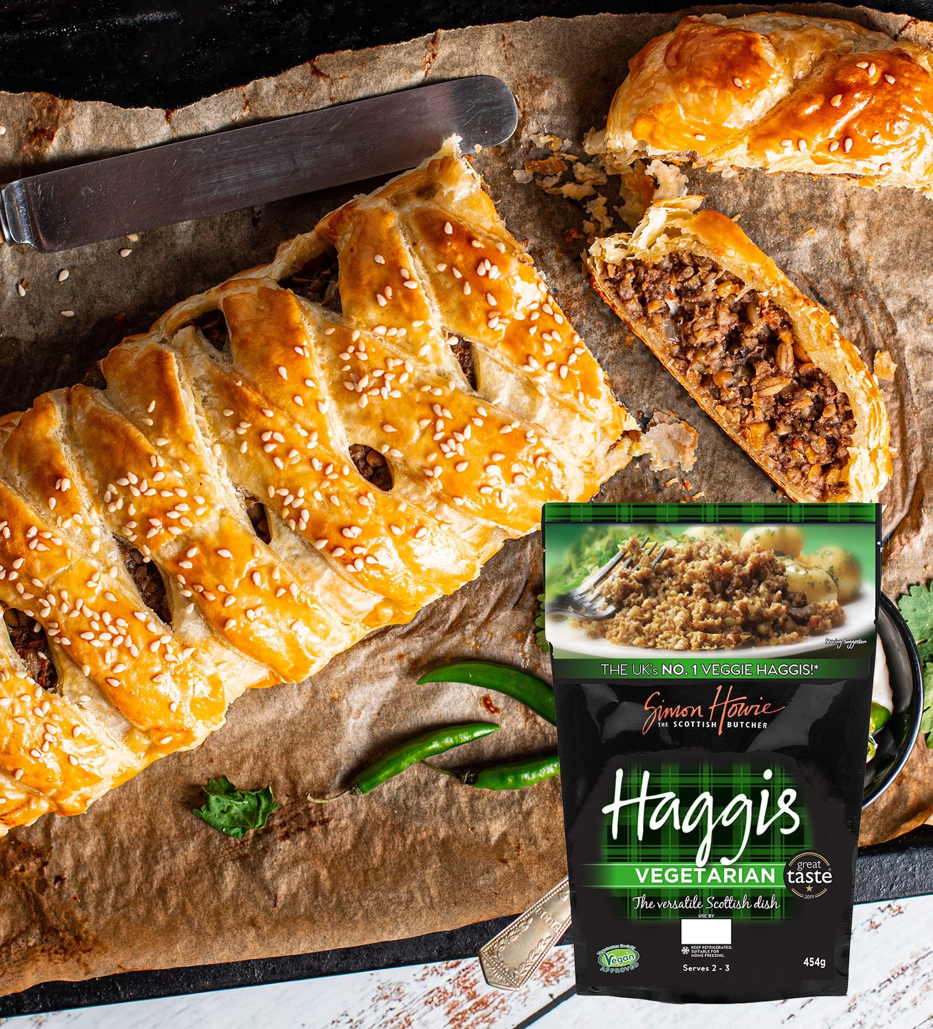 Veggie Haggis on Vegankind - Simon Howie