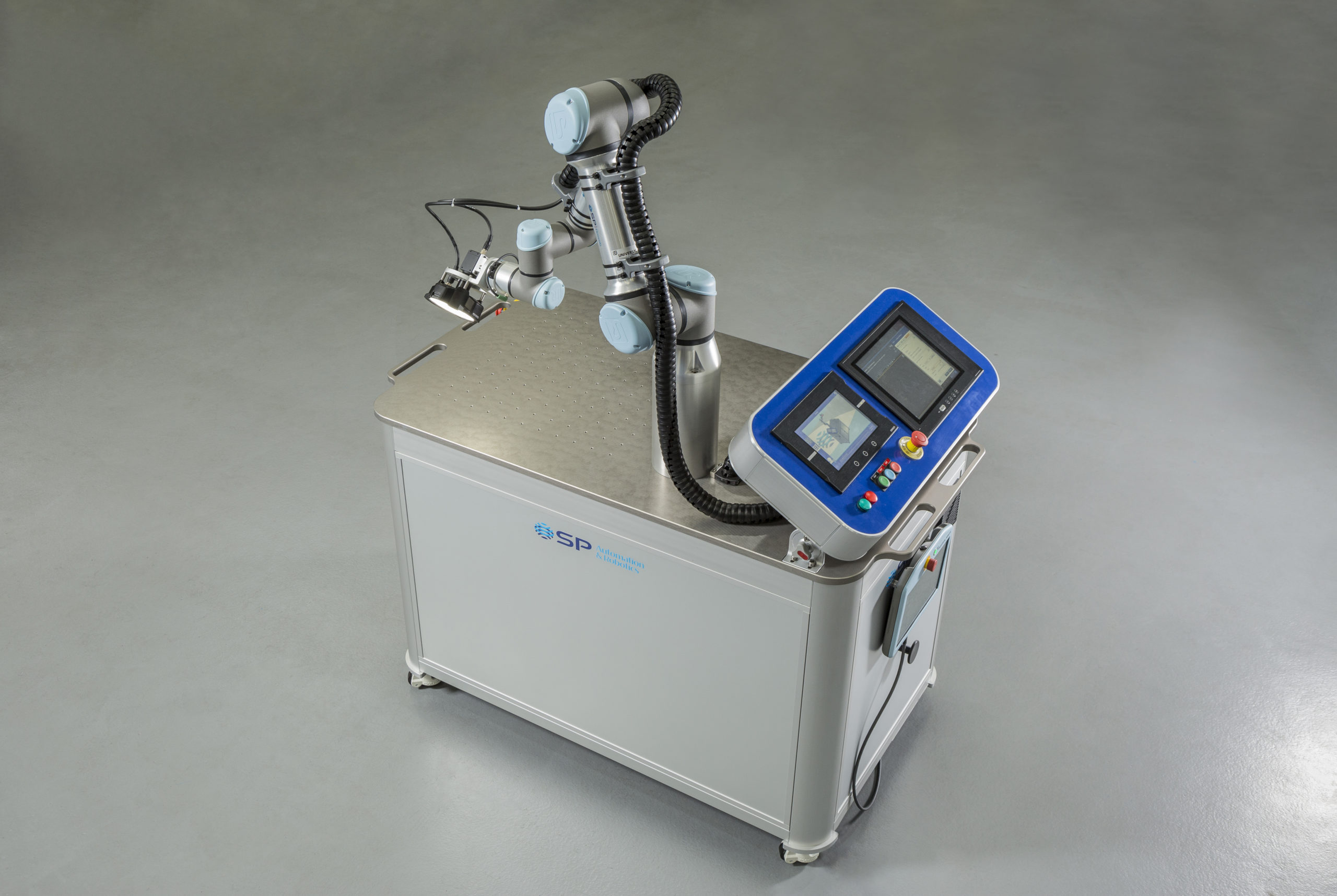 Cobot Vision System on a Trolley – SP Automation & Robotics