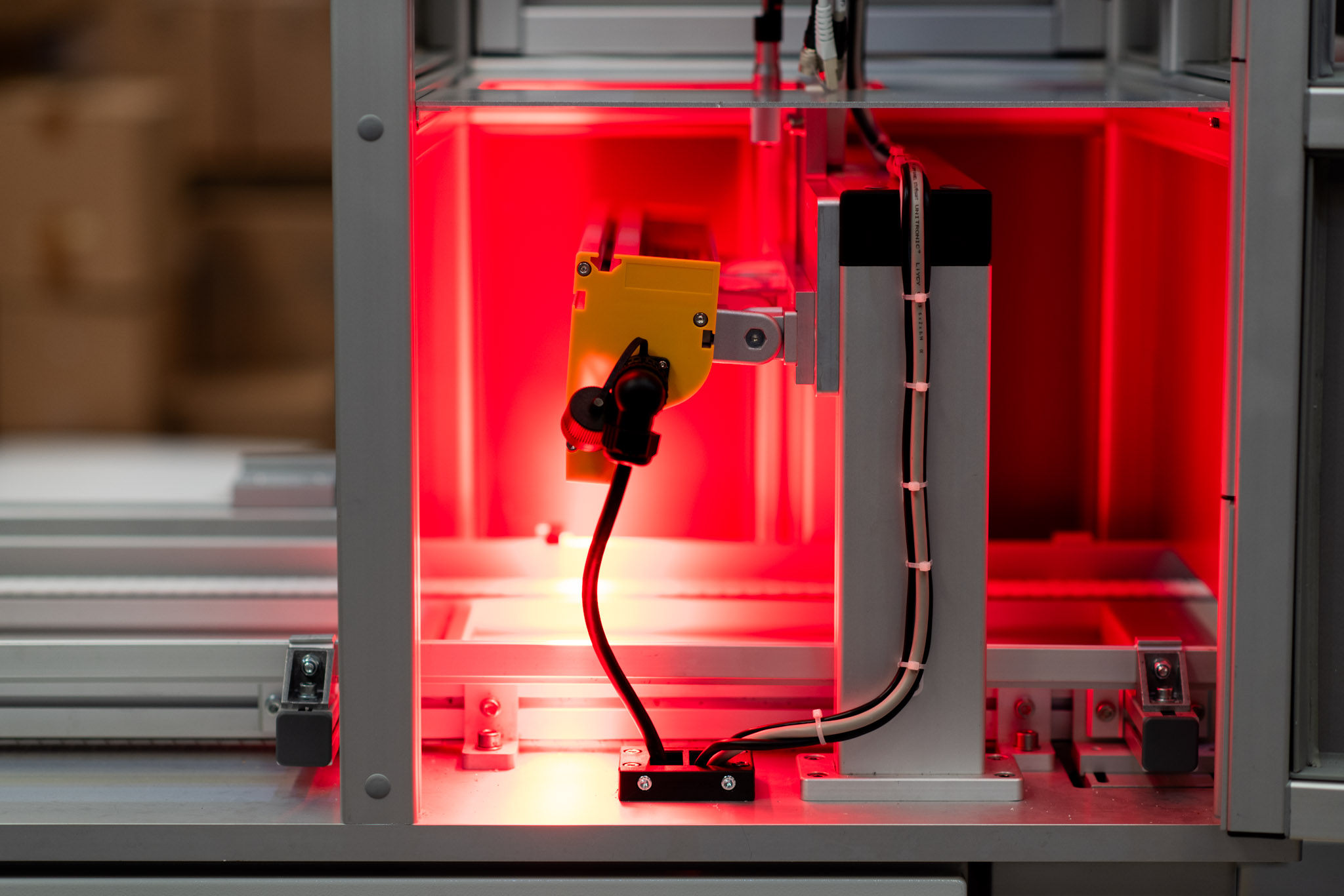 Infeed buffer & inspection system – SP Automation & Robotics