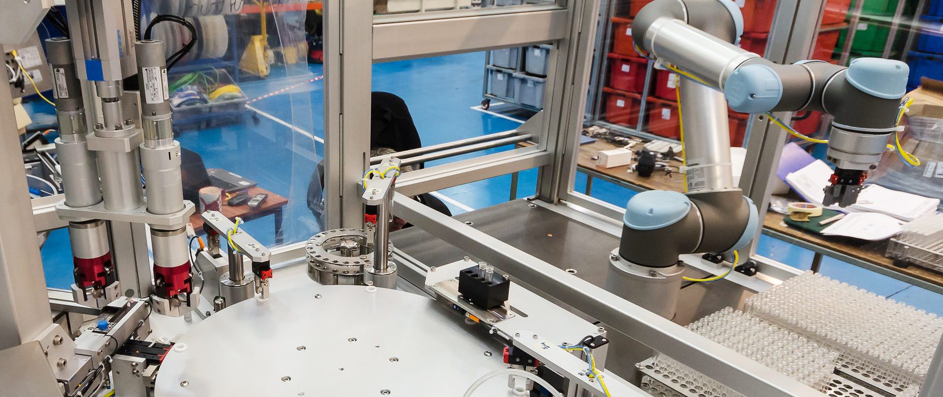 Automation system during build – SP Automation & Robotics