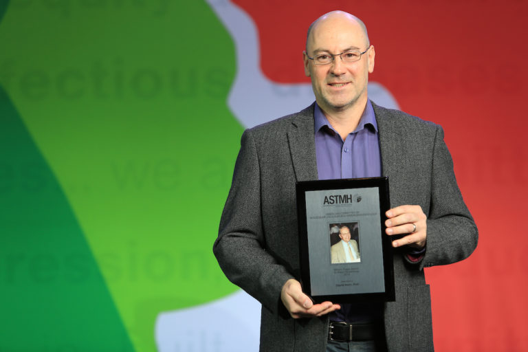 David Horn receives William Trager Award at ASTMH Annual Meeting - WCAIR