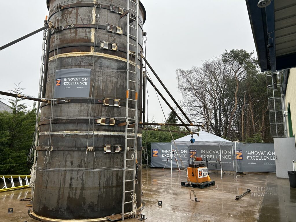 Zenith Design Bespoke Lifting Davit for North Sea Platform - Zenith